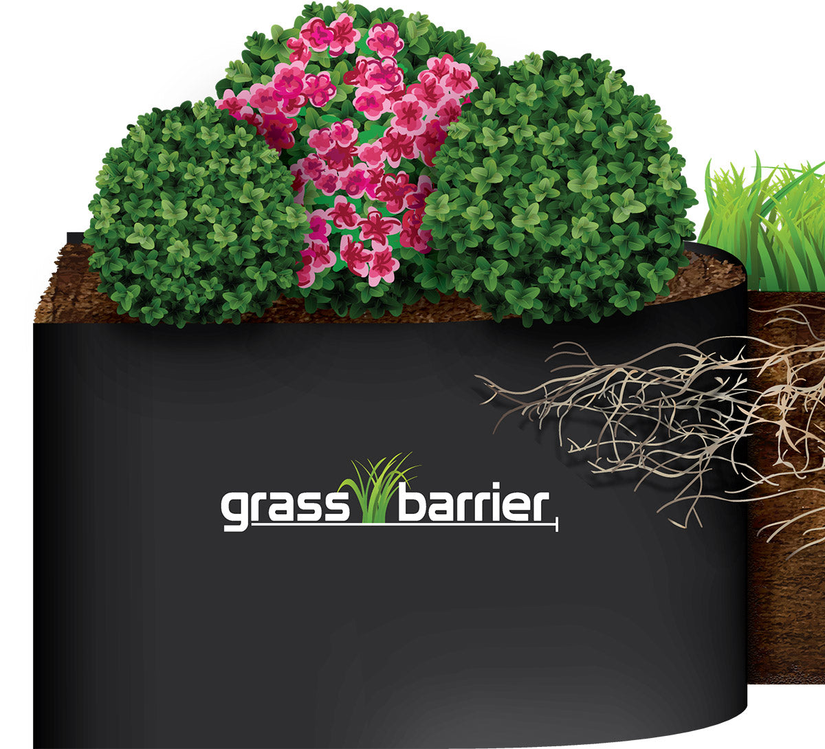 Grass Barrier - Keep your grass in check!